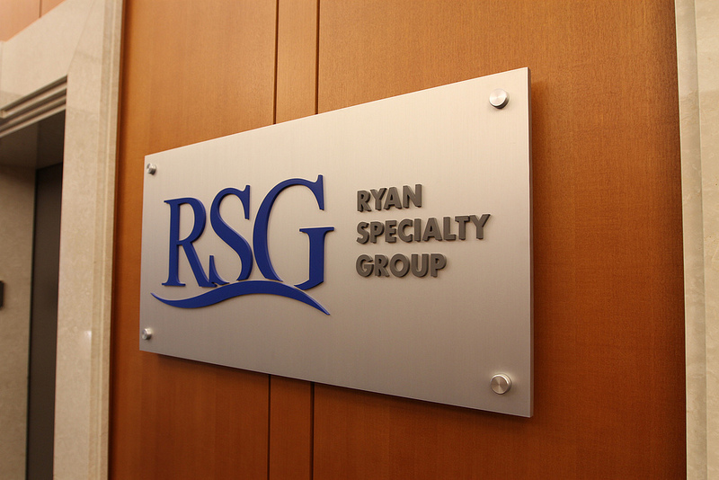 RSG New Office Signage – Ryan Specialty