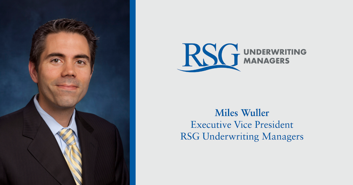 Miles Wuller Named Executive Vice President of RSG Underwriting ...